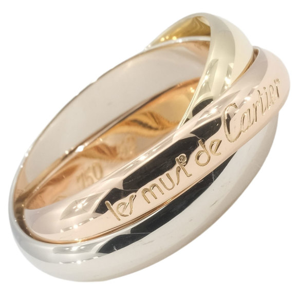 Cartier | Jewelry | Cartier Trinity K8 Gold Ygwgpg Womens Ring | Poshmark